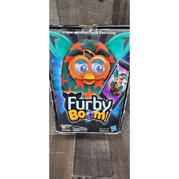 Hasbro | Toys | Hasbro Furby Boom Teal Blue Green Pink Orange Stars ...